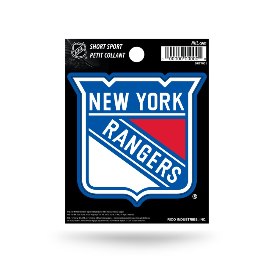 New York Rangers - Sport Short Decal at Sticker Shoppe