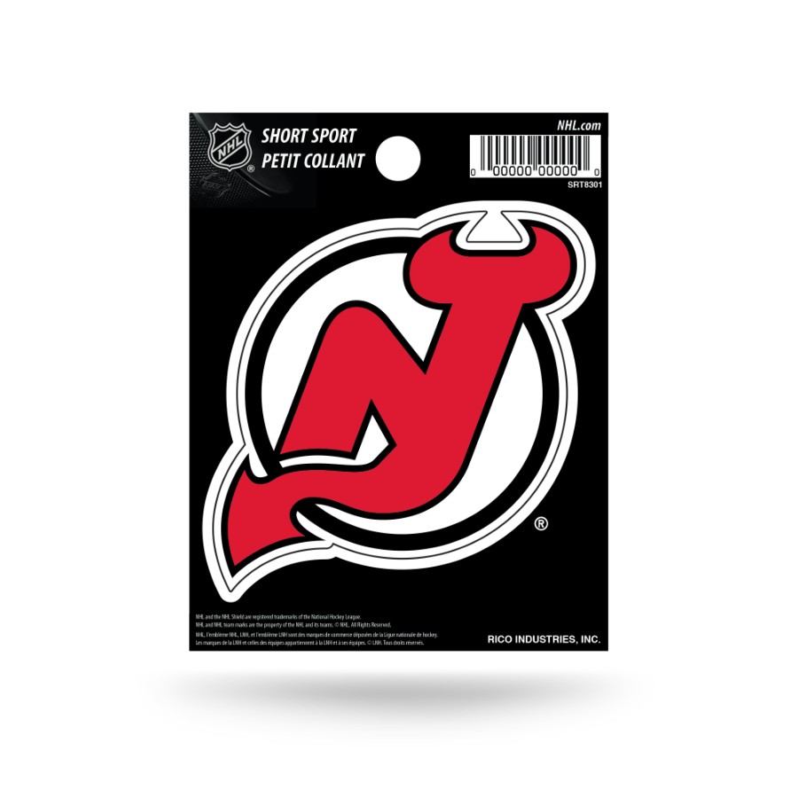 New Jersey Devils - Sport Short Decal at Sticker Shoppe