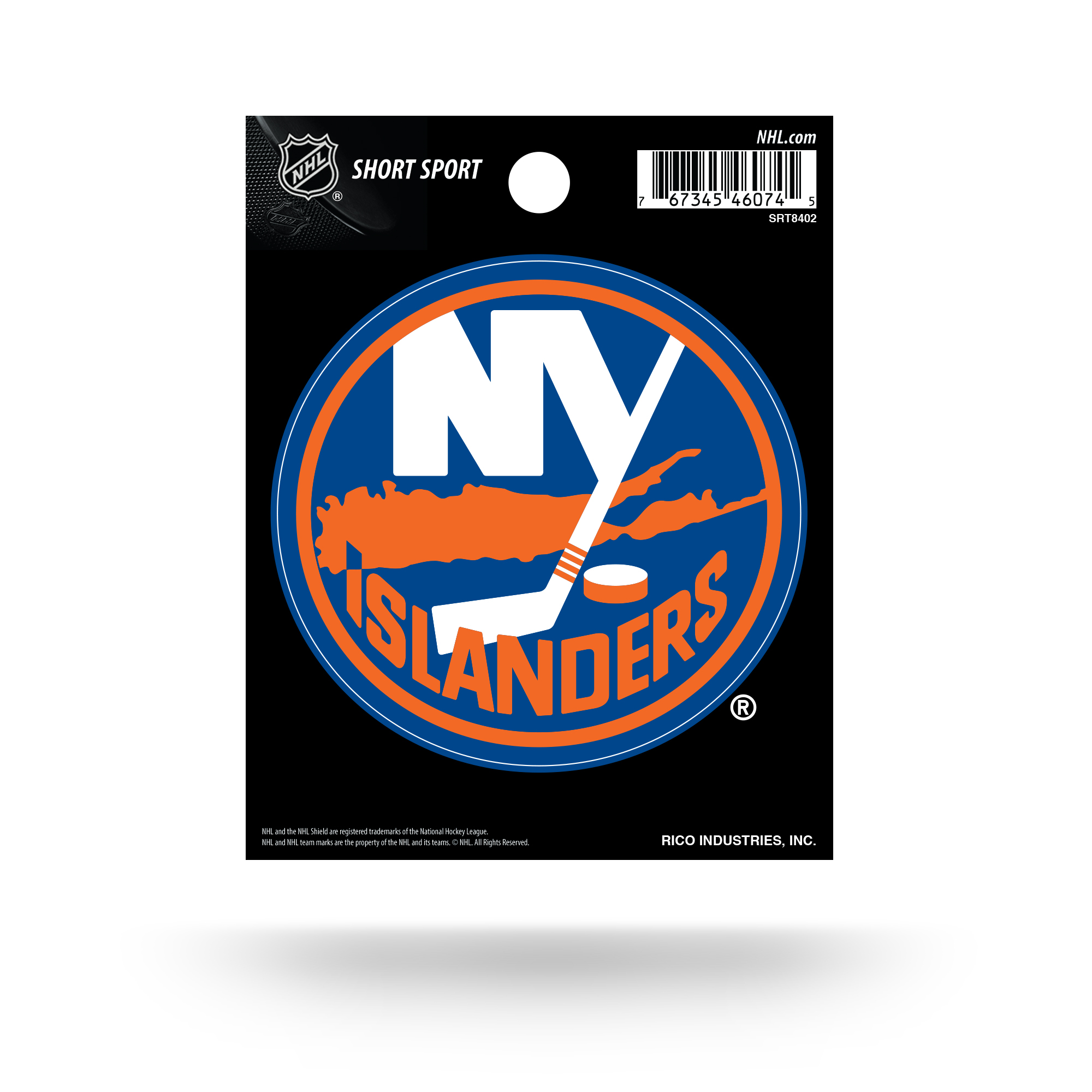 New York Islanders - Sport Short Decal at Sticker Shoppe