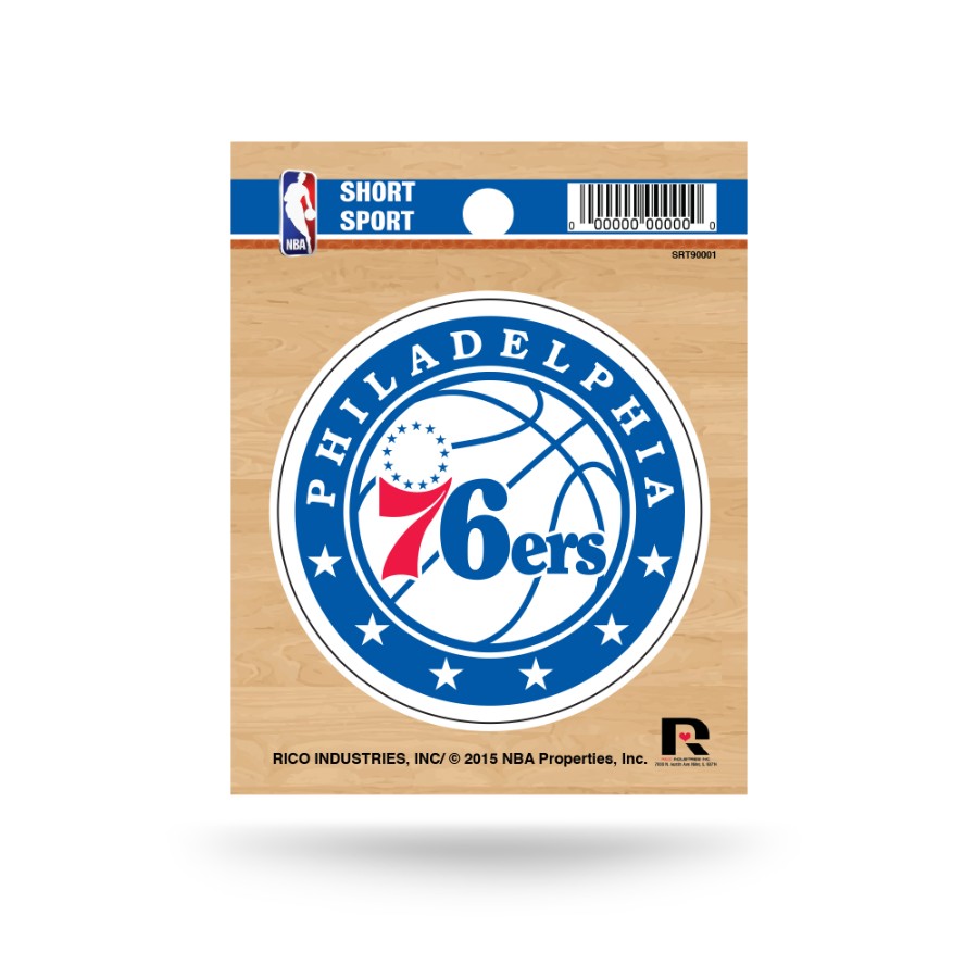 Philadelphia 76ers - Sport Short Decal at Sticker Shoppe