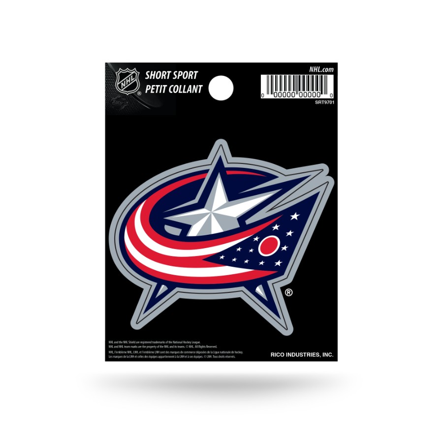 Columbus Blue Jackets - Sport Short Decal at Sticker Shoppe
