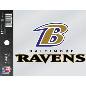 Baltimore Ravens Script Logo - Static Cling at Sticker Shoppe