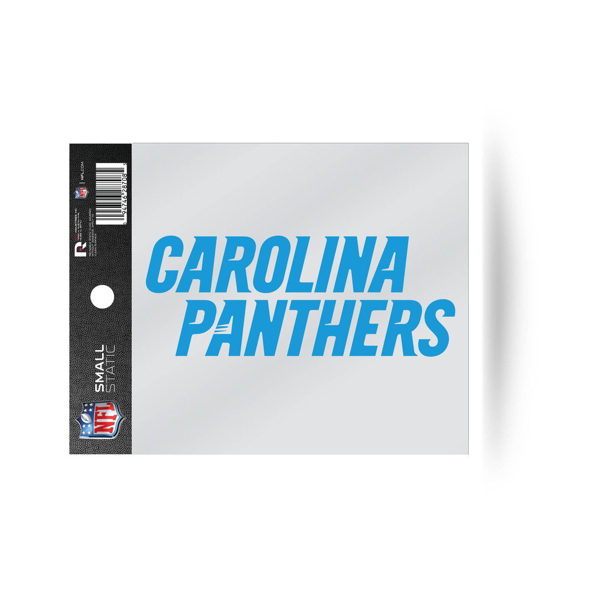Carolina Panthers Script Logo - Static Cling at Sticker Shoppe