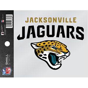 Jacksonville Jaguars Script Logo - Static Cling at Sticker Shoppe