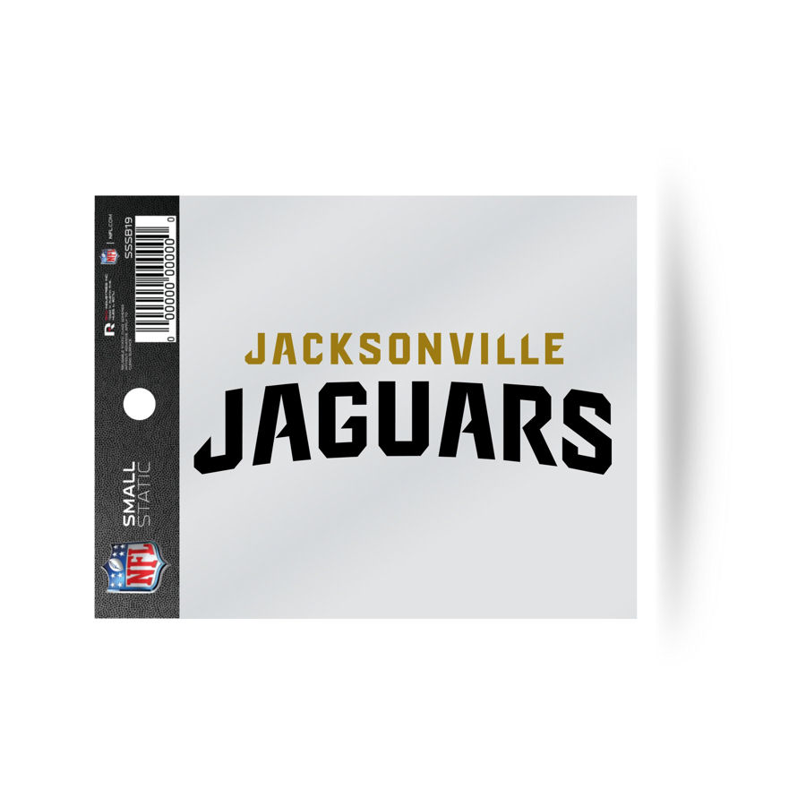 Jacksonsville Jaguars Script Logo - Static Cling at Sticker Shoppe