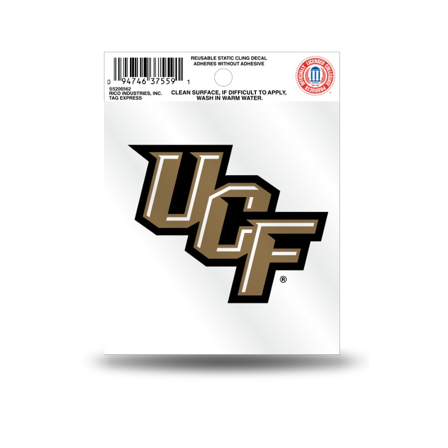 University Of Central Florida Knights Script Logo - Static Cling at ...