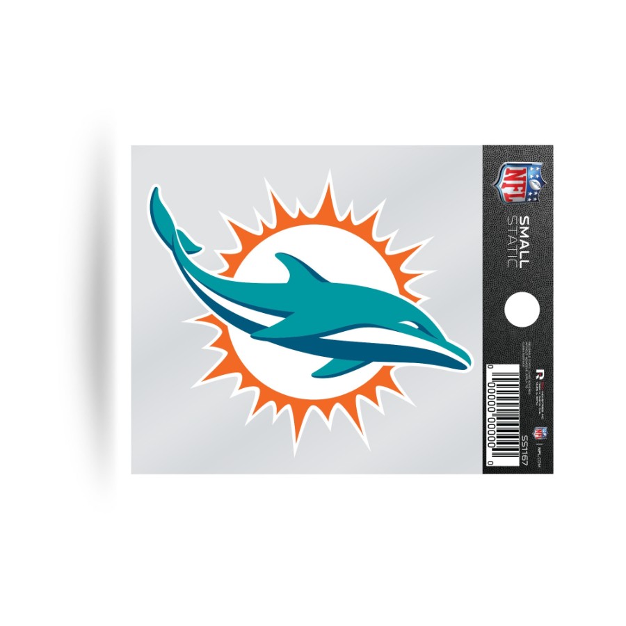 Miami Dolphins Logo - Static Cling at Sticker Shoppe
