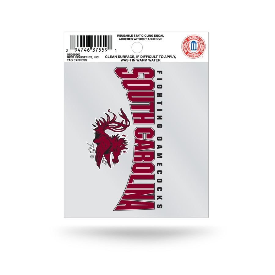 University Of South Carolina Gamecocks Script Logo - Static Cling at ...
