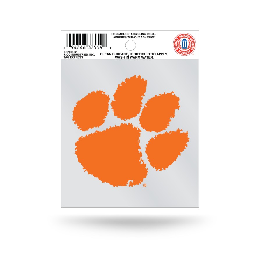 Clemson University Tigers Logo - Static Cling at Sticker Shoppe