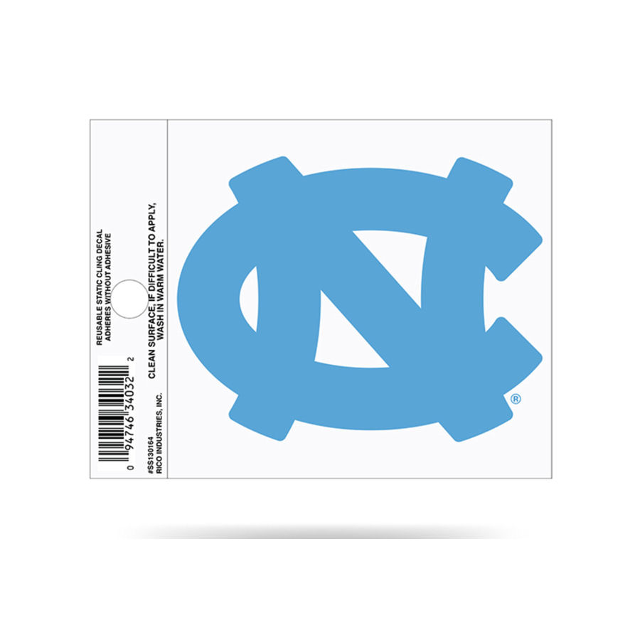 University Of North Carolina Tar Heels Script Logo - Static Cling at ...