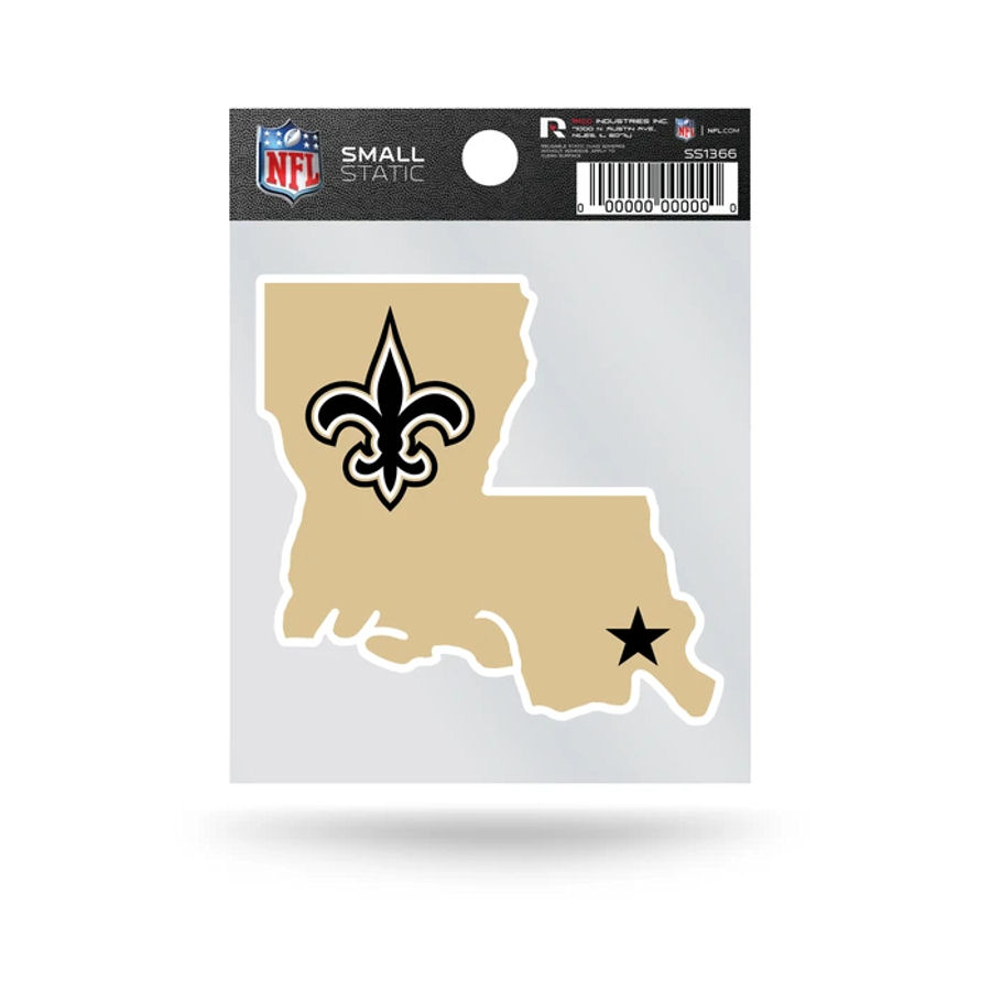 New Orleans Saints Retro Logo - Static Cling at Sticker Shoppe