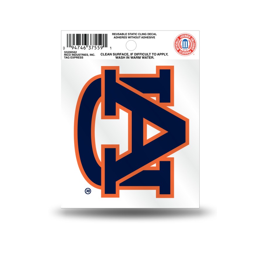 Auburn University Tigers Logo - Static Cling at Sticker Shoppe