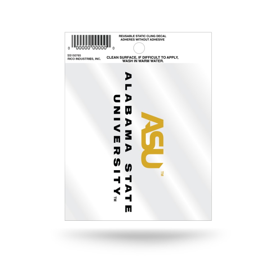 Alabama State University Hornets Script Logo - Static Cling at Sticker ...