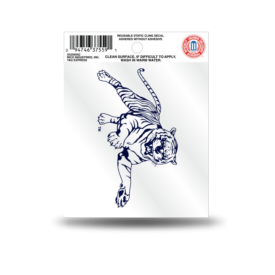 Jackson State University Tigers Logo - Static Cling at Sticker Shoppe