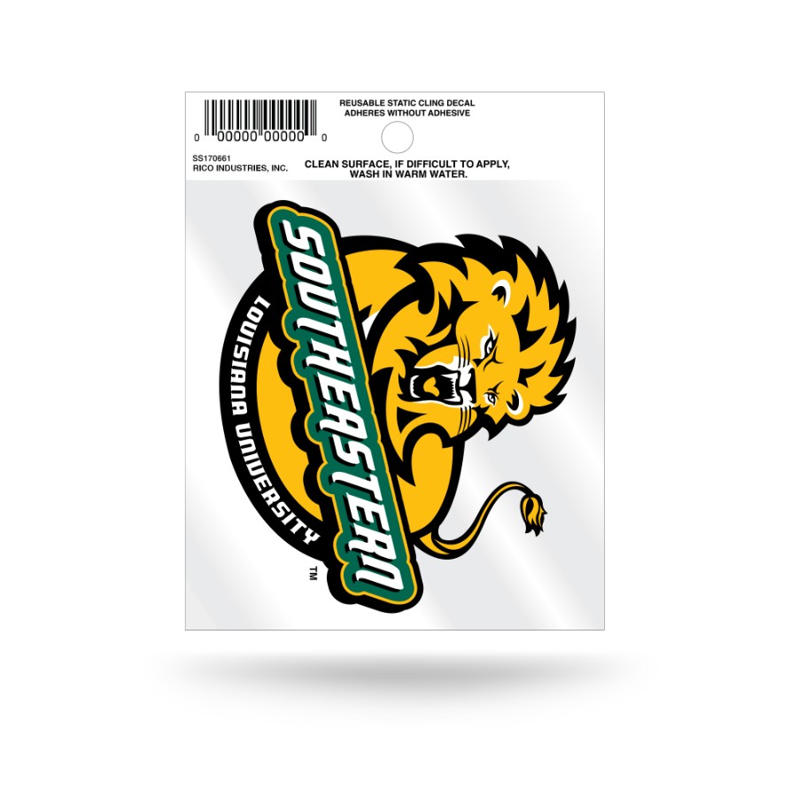 Southeastern Louisiana University Lions Logo - Static Cling at Sticker ...