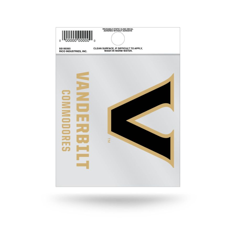 Vanderbilt University Commodores 2022 - Static Cling at Sticker Shoppe