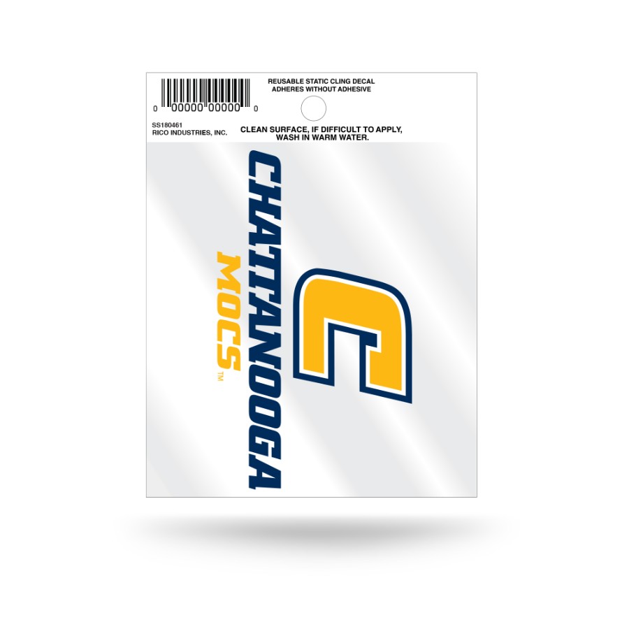 University of Tennessee at Chattanooga Mocs Script Logo - Static Cling ...