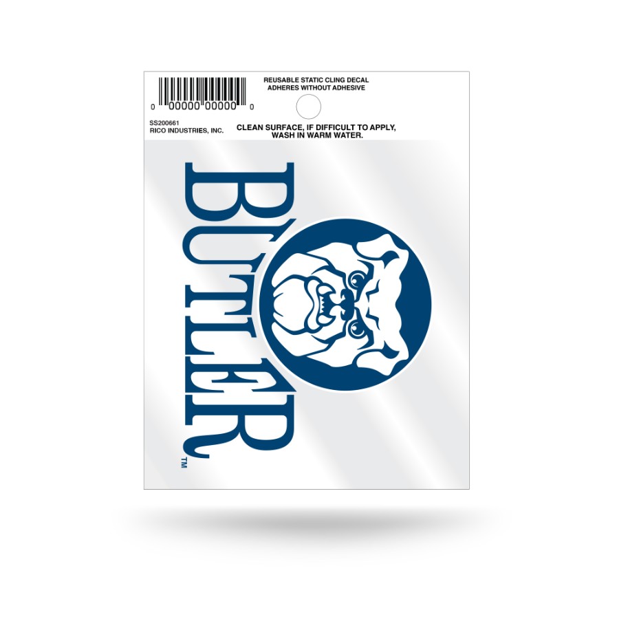 Butler University Bulldogs Logo - Static Cling at Sticker Shoppe