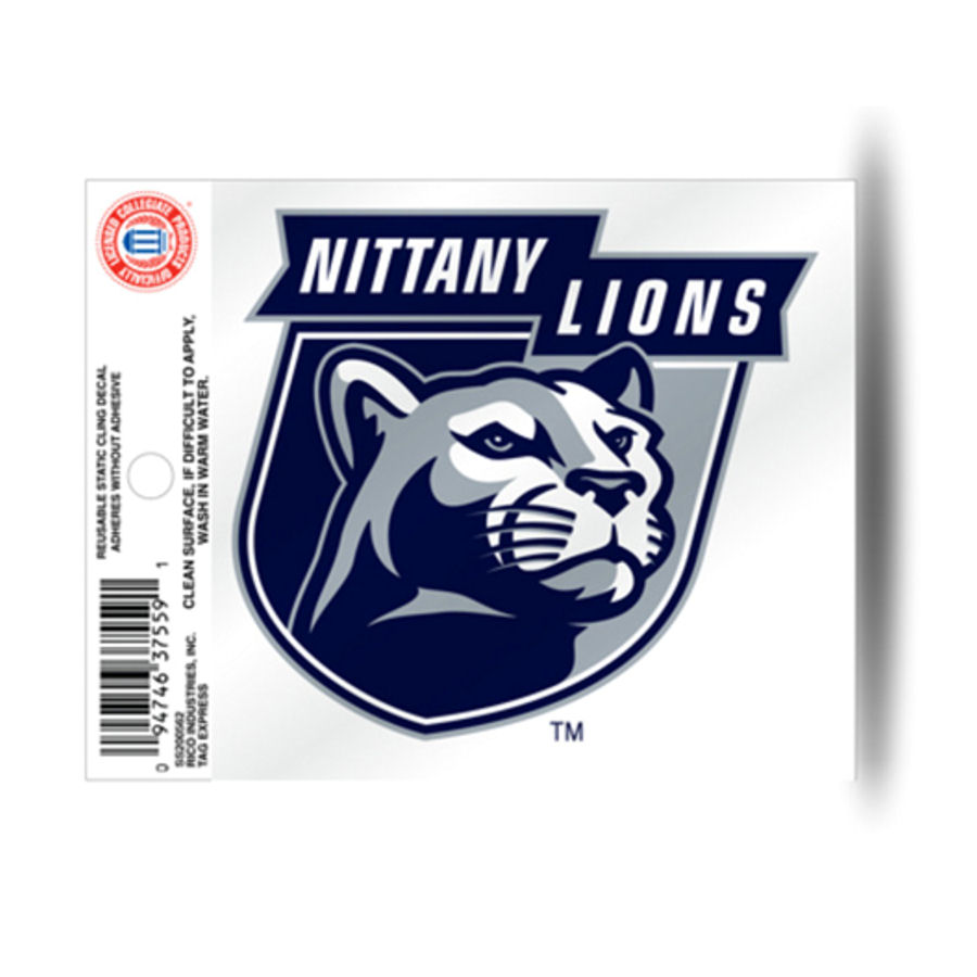 Penn State University Nittany Lions Logo - Static Cling at Sticker Shoppe
