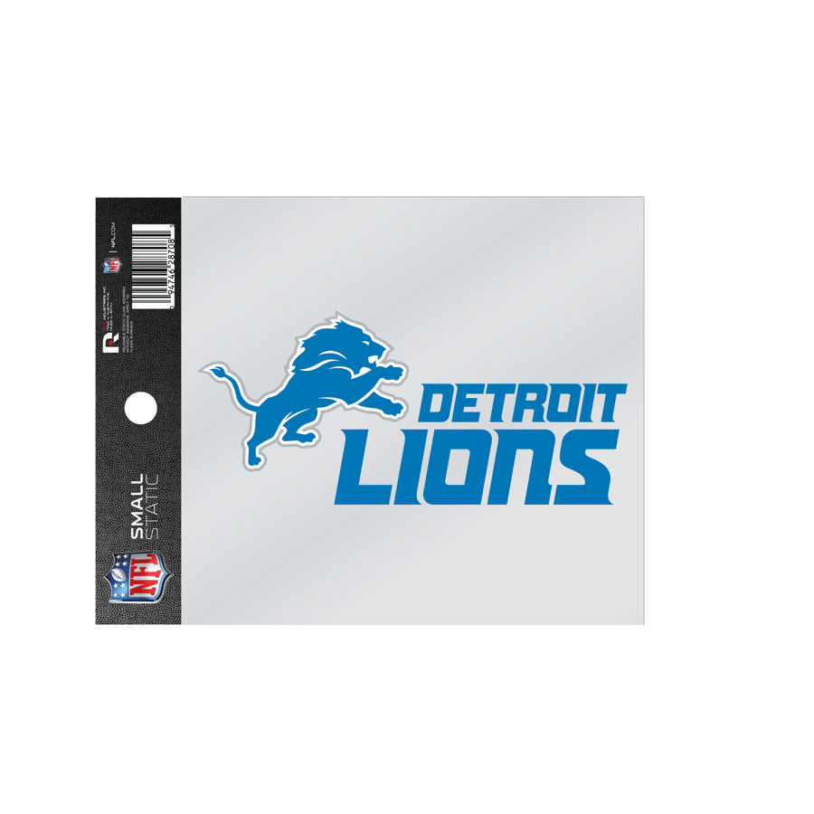 Detroit Lions Script Logo - Static Cling at Sticker Shoppe