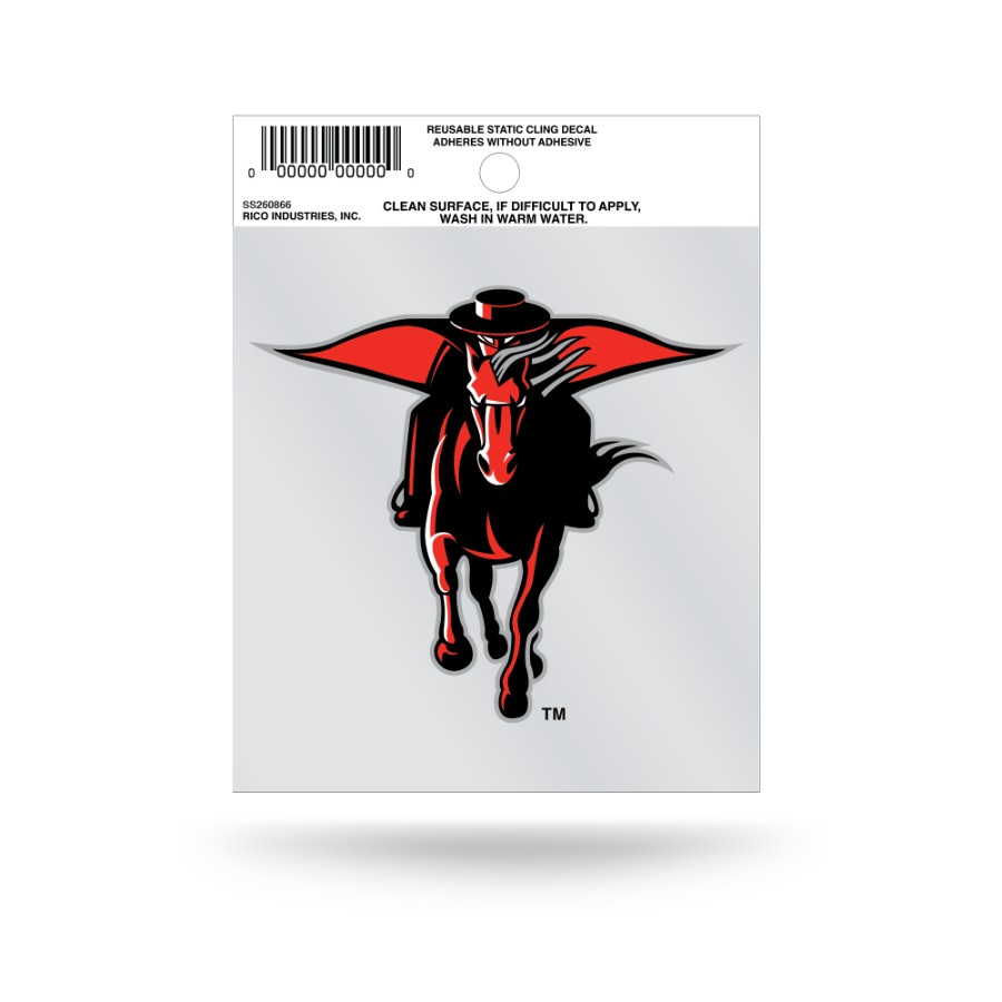 Texas Tech University Red Raiders Logo - Static Cling at Sticker Shoppe