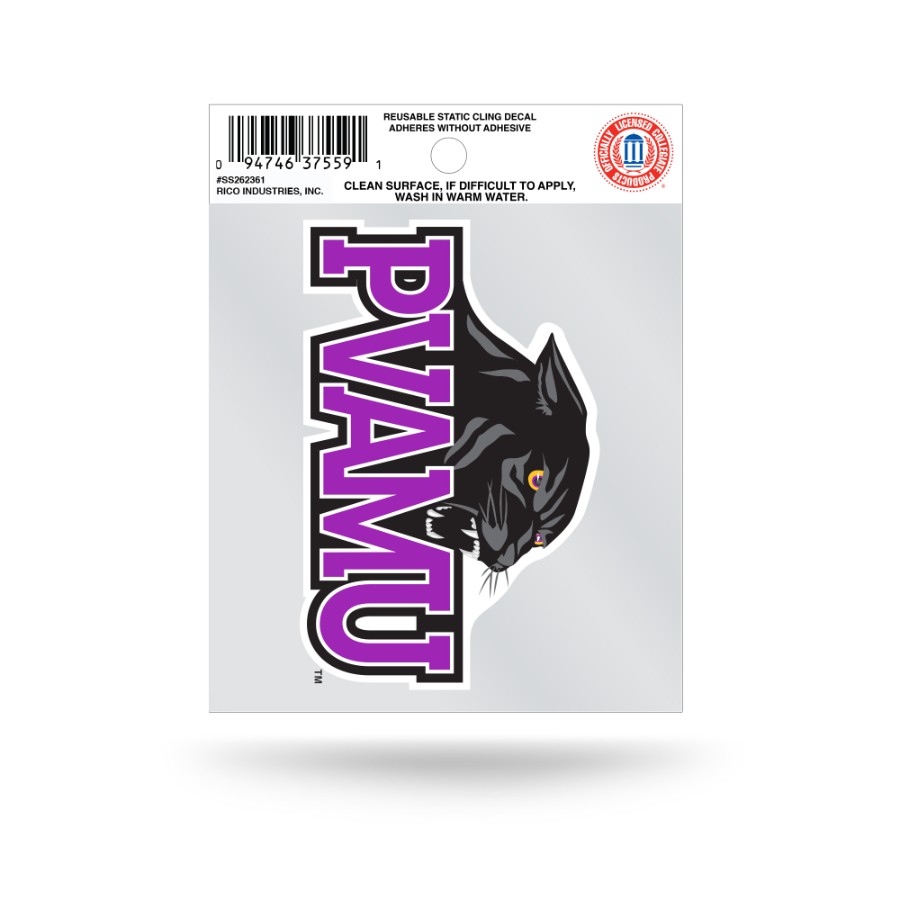 Prairie View A&M University Panthers Logo - Static Cling at Sticker Shoppe
