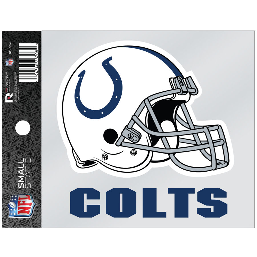 Indianapolis Colts Helmet - Static Cling at Sticker Shoppe