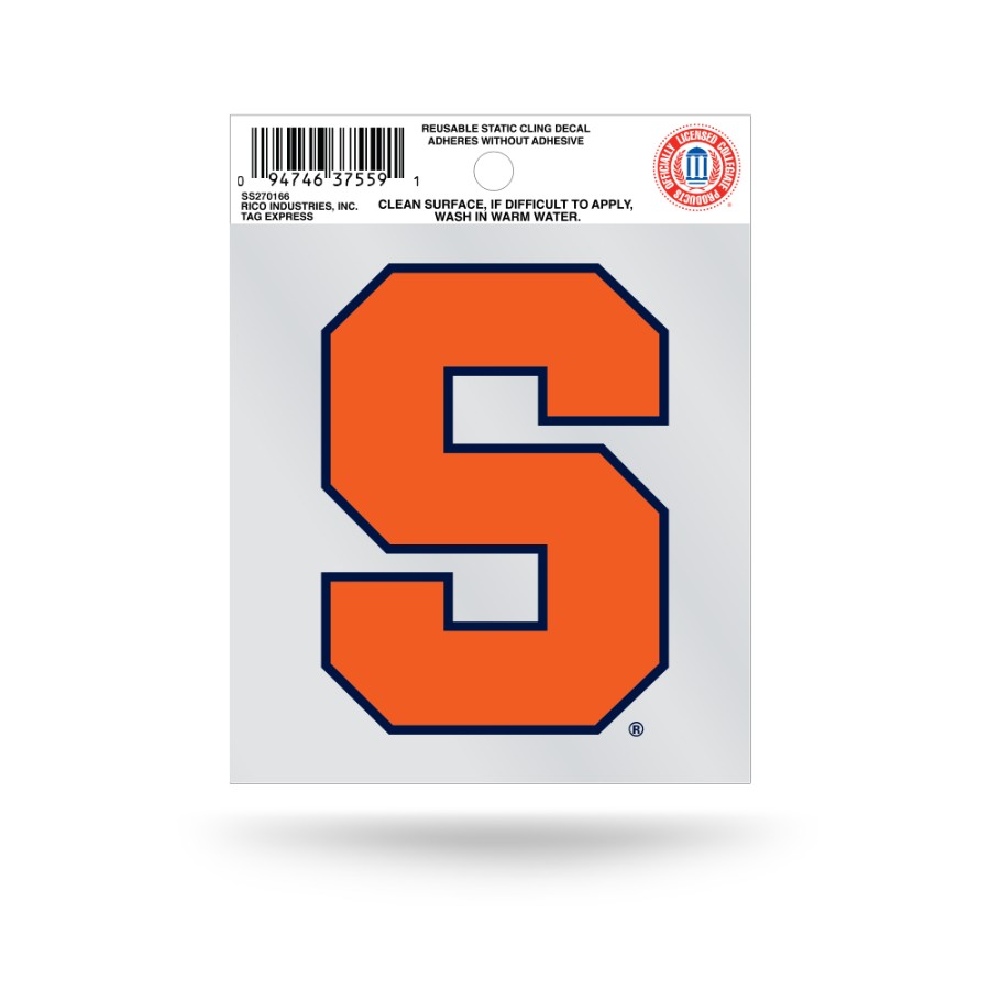Syracuse University Orange Logo - Static Cling at Sticker Shoppe