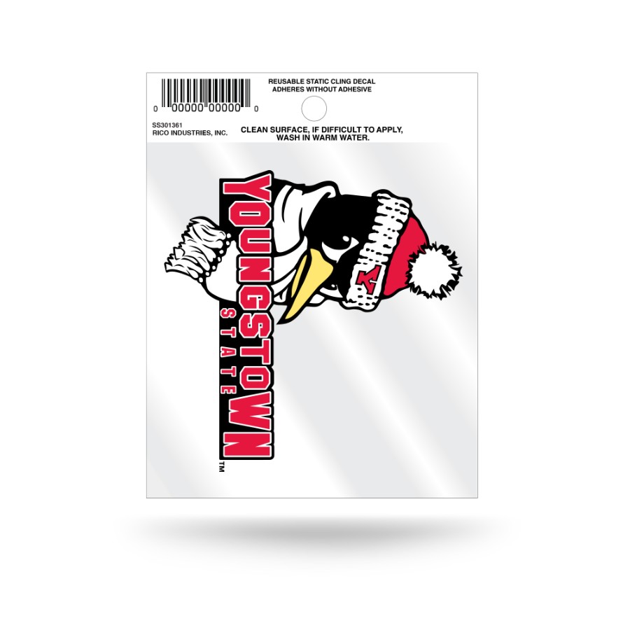 Youngstown State University Penguins Logo - Static Cling at Sticker Shoppe