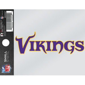 Minnesota Vikings Script Logo - Static Cling at Sticker Shoppe