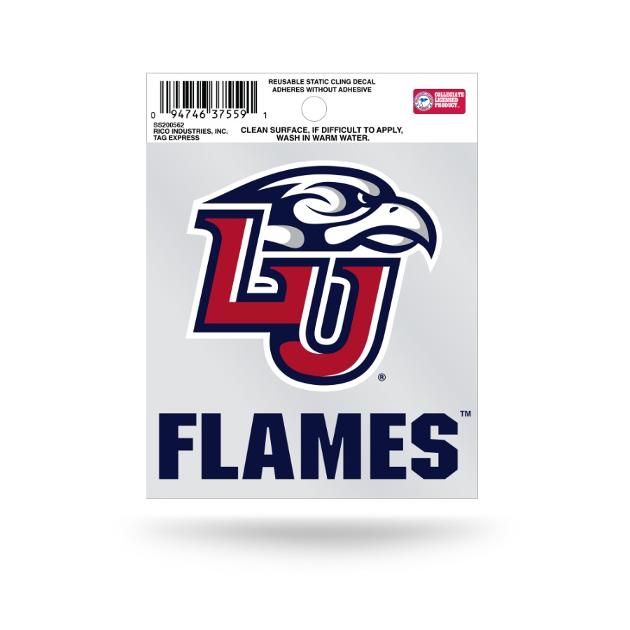 Liberty University Flames Logo - Static Cling at Sticker Shoppe