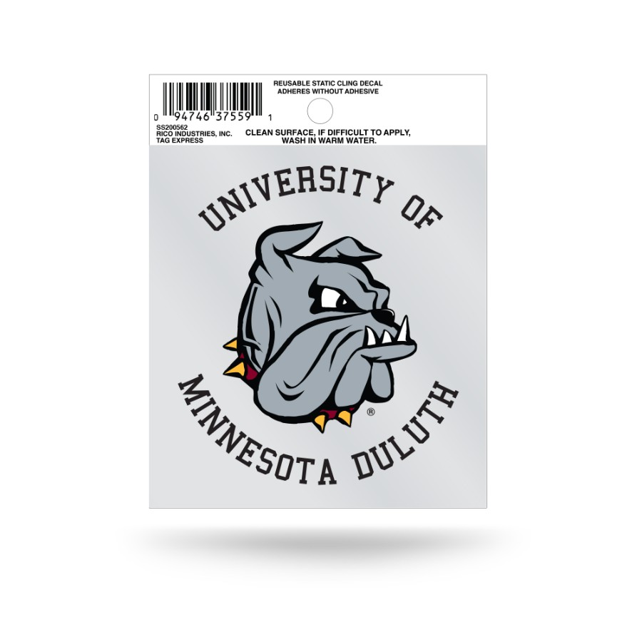 University Of Minnesota-Duluth Bulldogs Script Logo - Static Cling at ...