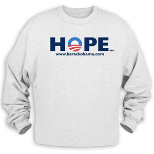 Obama Hope - Small Sweatshirt at Sticker Shoppe