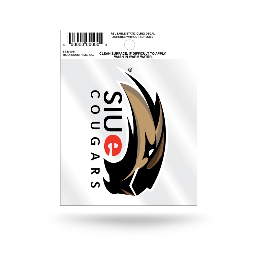 Southern Illinois University Edwardsville Cougars Logo - Static Cling ...