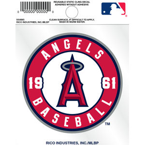 Anaheim Angels Round Logo - Static Cling at Sticker Shoppe