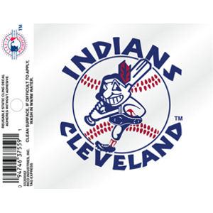 Cleveland Indians 1973-1979 Retro Logo - Static Cling at Sticker Shoppe