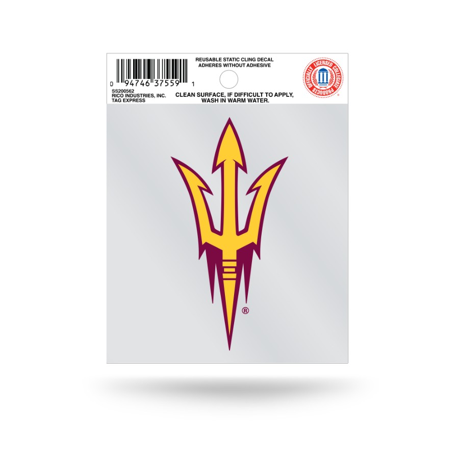 Arizona State University Sun Devils Logo - Static Cling at Sticker Shoppe