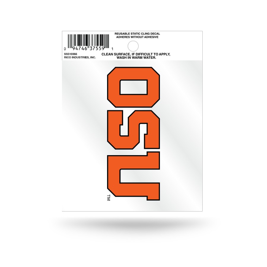 Oregon State University Beavers Script Logo - Static Cling at Sticker ...