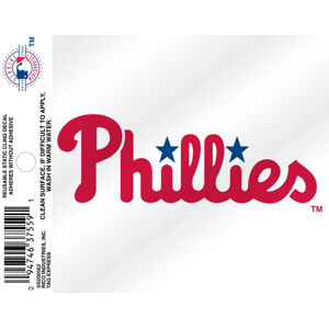 Philadelphia Phillies Script Logo - Static Cling at Sticker Shoppe