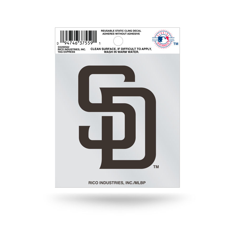 San Diego Padres 2020 Logo - Static Cling at Sticker Shoppe