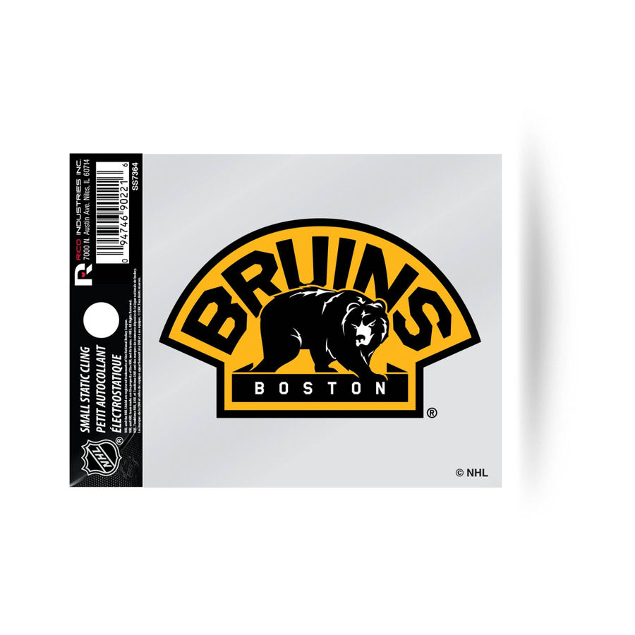 Boston Bruins Retro Logo - Static Cling at Sticker Shoppe