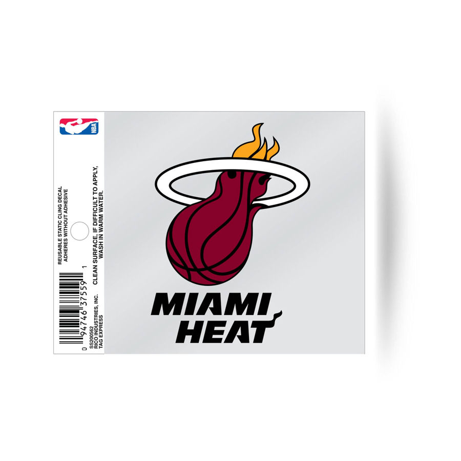 Miami Heat Logo - Static Cling at Sticker Shoppe