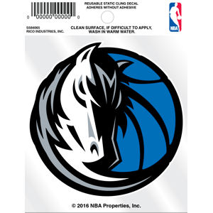 Dallas Mavericks Secondary Logo - Static Cling at Sticker Shoppe