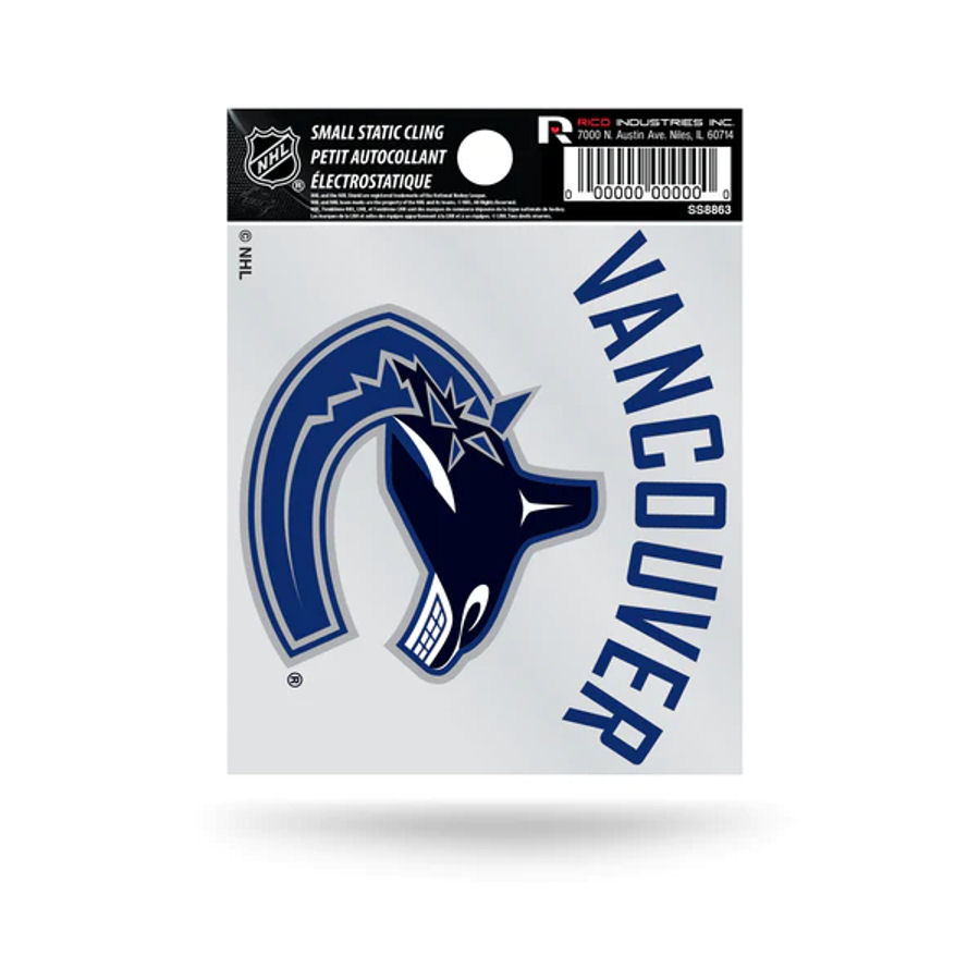 Vancouver Canucks Logo - Static Cling at Sticker Shoppe