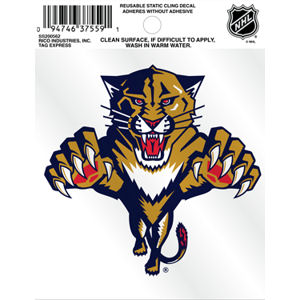 Florida Panthers Logo - Static Cling at Sticker Shoppe