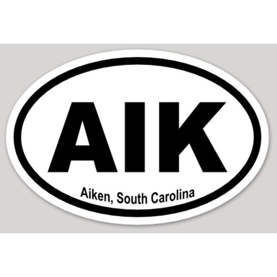AIK Aiken South Carolina - Oval Sticker at Sticker Shoppe