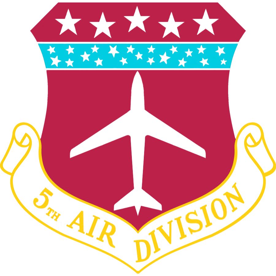 United States Air Force 5th Air Division - Vinyl Sticker at Sticker Shoppe