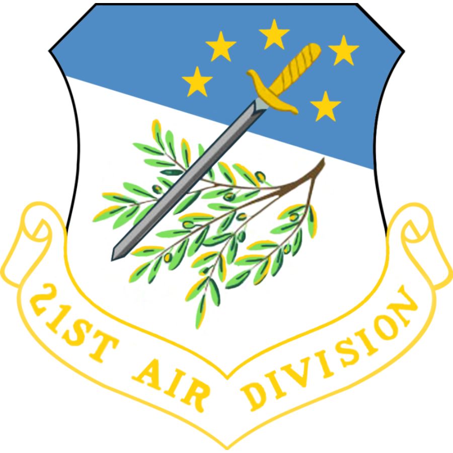 United States Air Force 21st Air Division - Vinyl Sticker at Sticker Shoppe