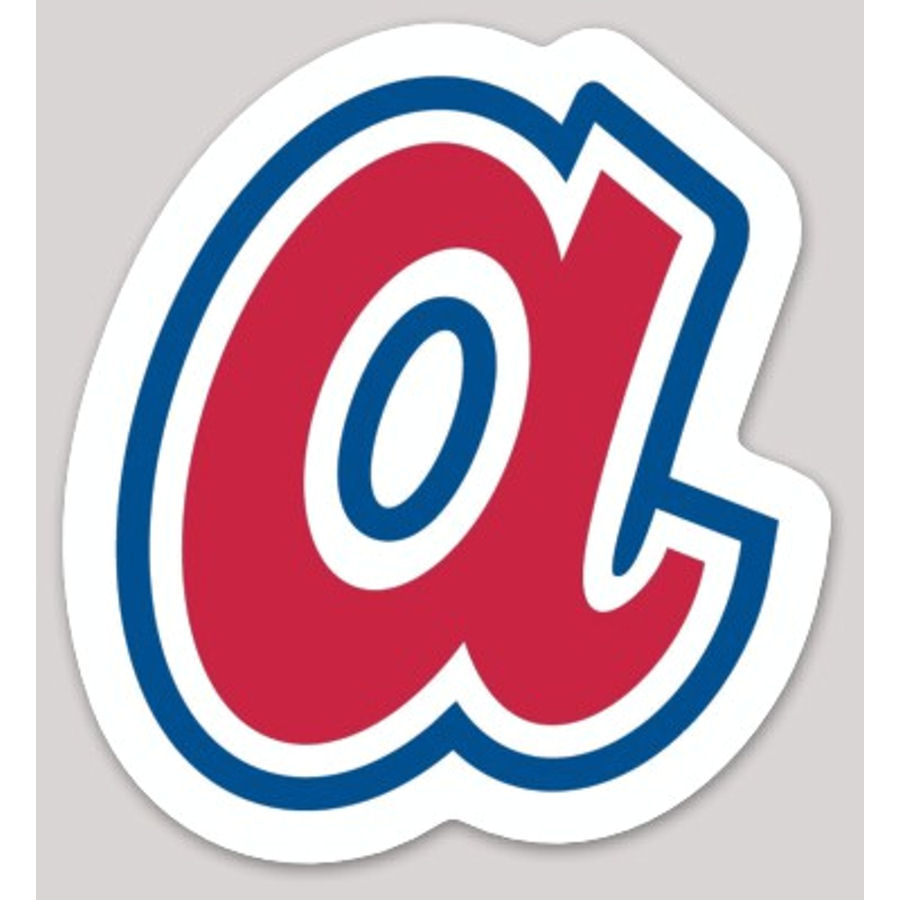 Atlanta Braves 1972 - 1980 Retro Logo - Vinyl Sticker at Sticker Shoppe