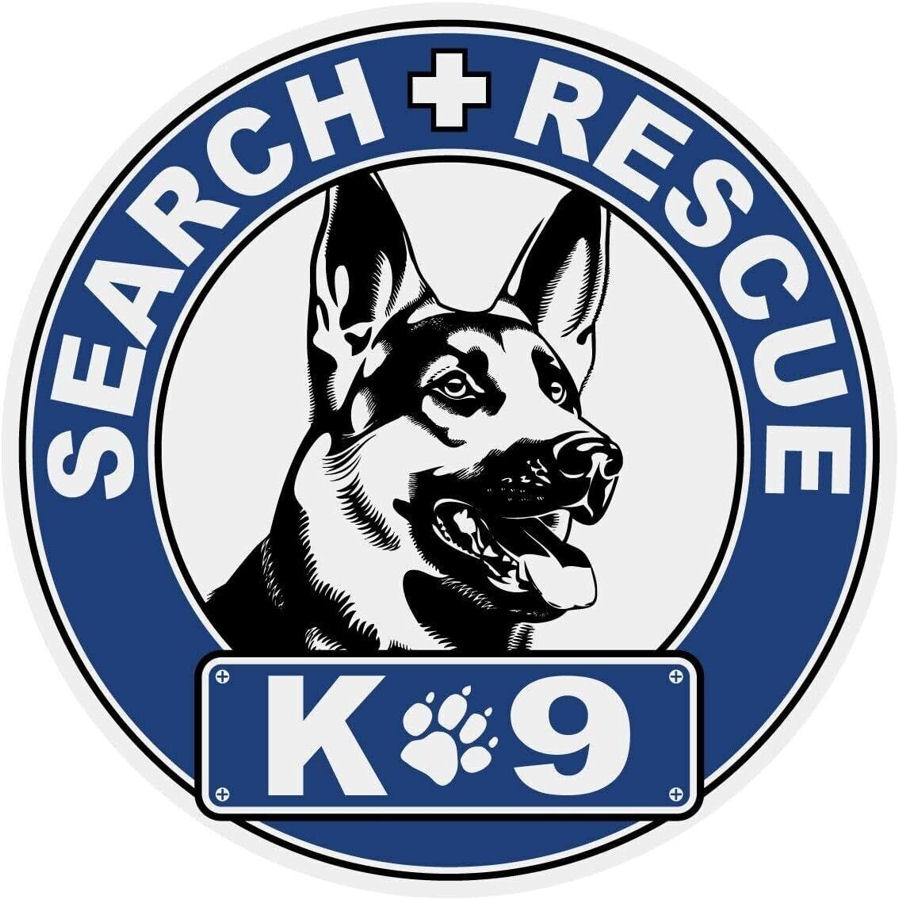 Search & Rescue K9 - Vinyl Sticker at Sticker Shoppe